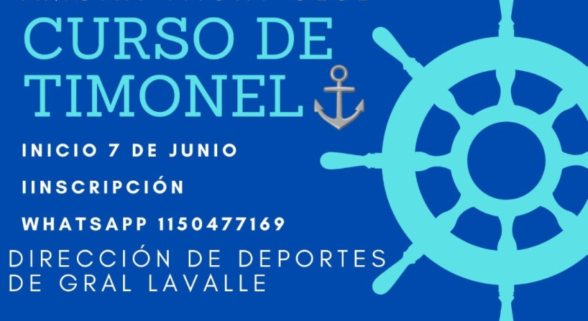 Mañana comenzará el nuevo curso de “Timonel de Yate” en Casco Urbano